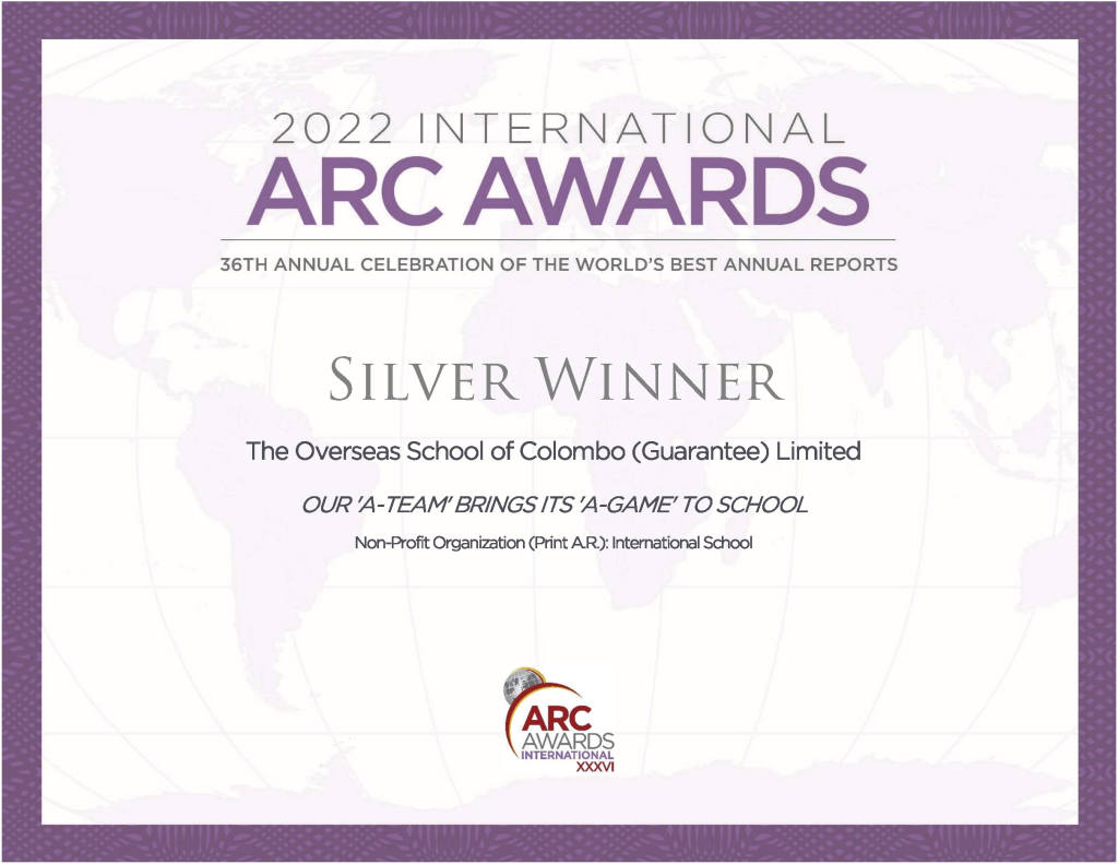The Overseas School of Colombo Triumphs with Silver at the 36th Annual ...