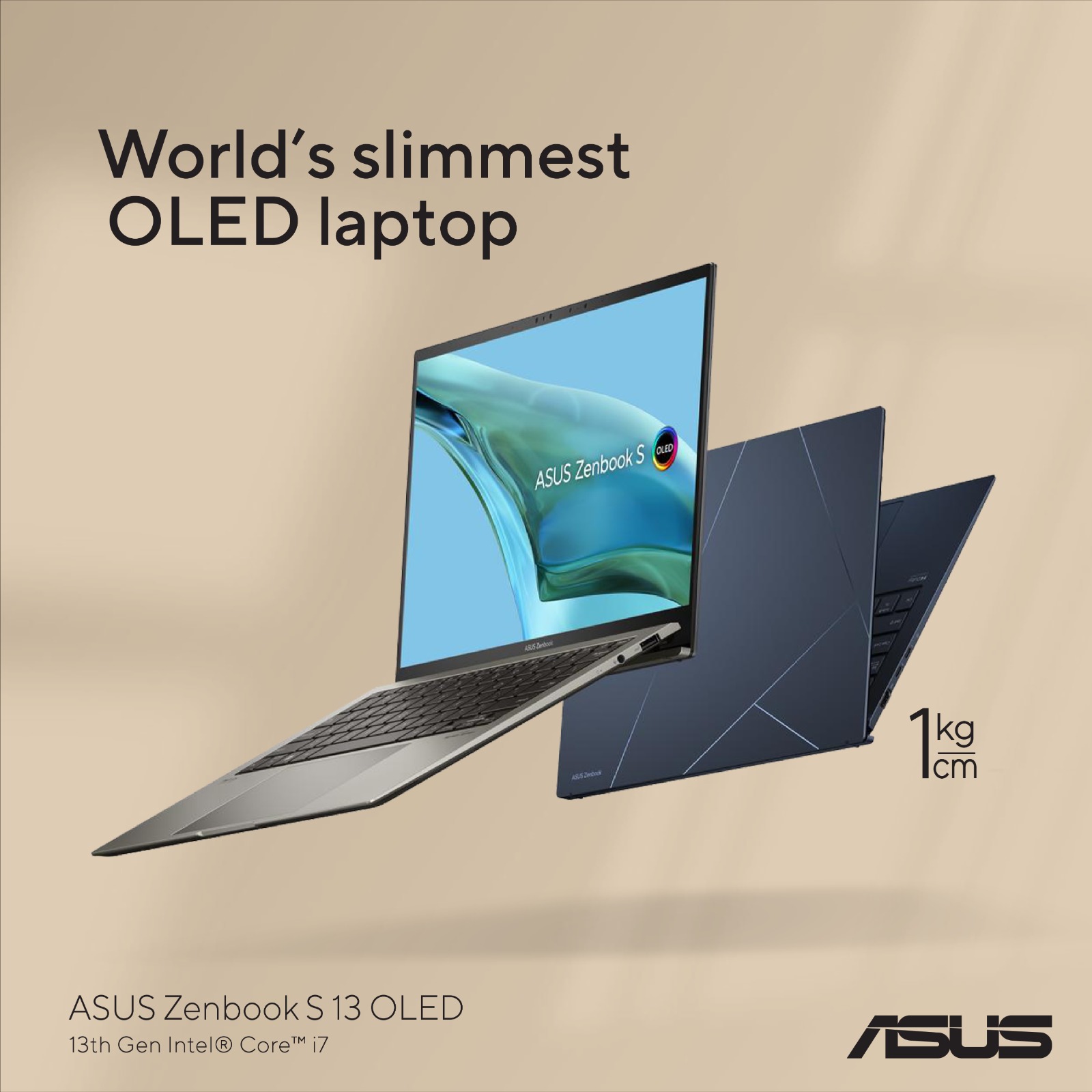 ASUS unveils Thincredible Zenbook laptop as slim as a coaster, pizza ...